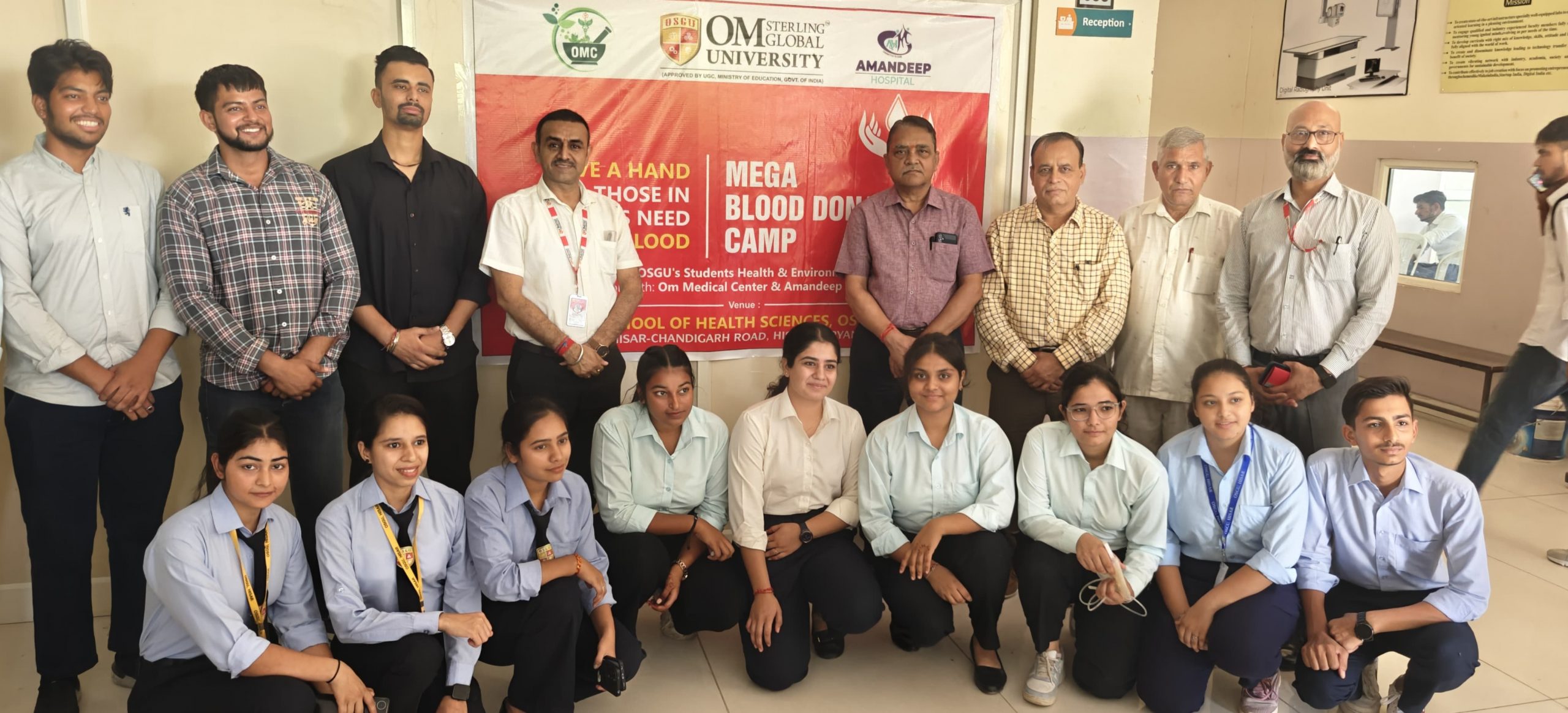 OSGU Family donated 200 Units of Blood - OM Sterling Global University
